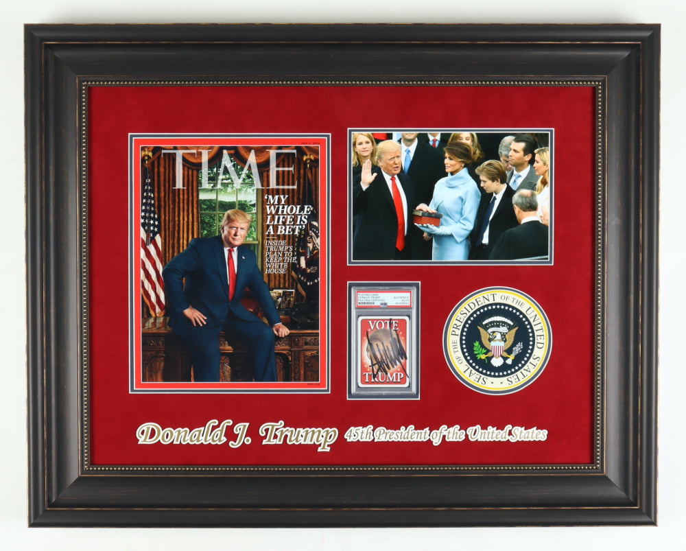 Own a Piece of Modern History: Donald Trump Signed "Vote Trump" Card ...