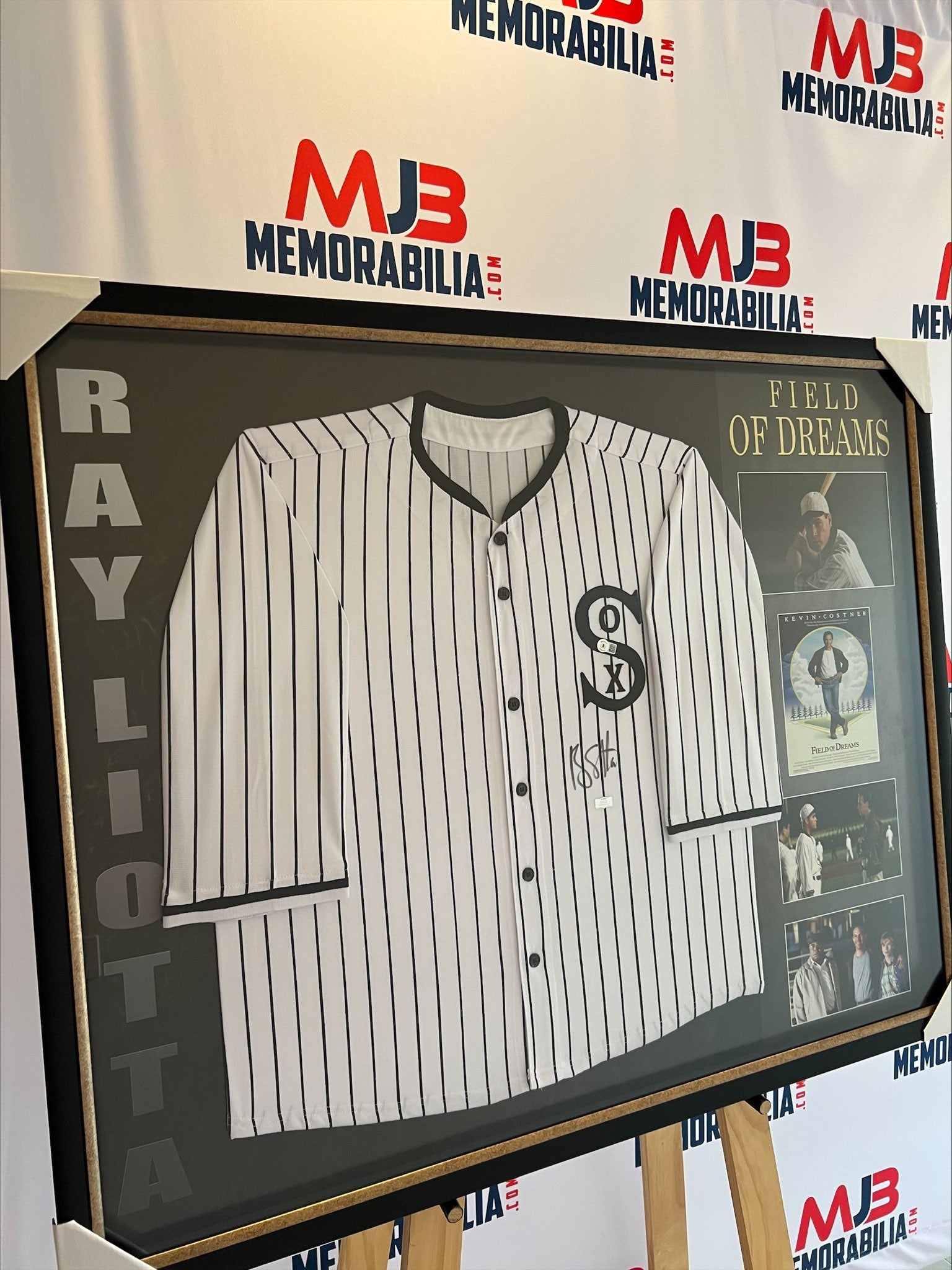 Ray Liotta Signed Framed Field of Dreams Jersey RARE Beckett Authentic ...