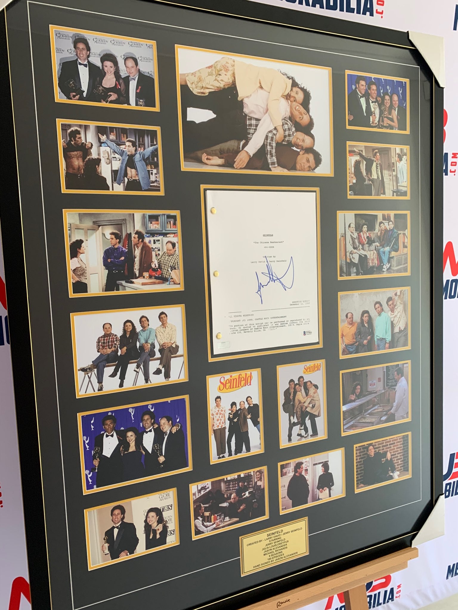 Seinfeld Script Signed by Jason Alexander George Costanza Beckett COA ...