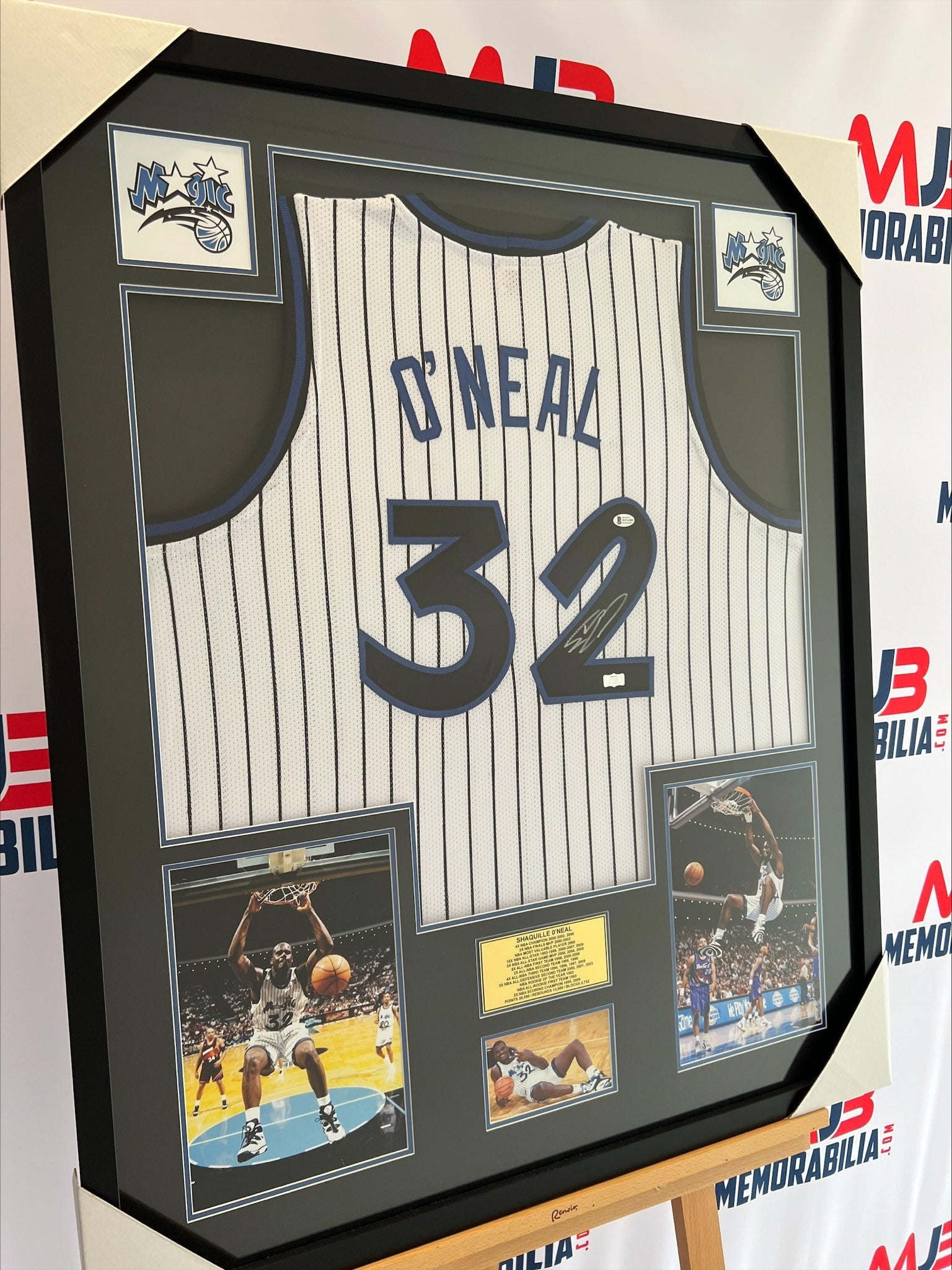Shaquille O’Neal Orlando Magic Autographed White 1993 Mitchell and Nes ...